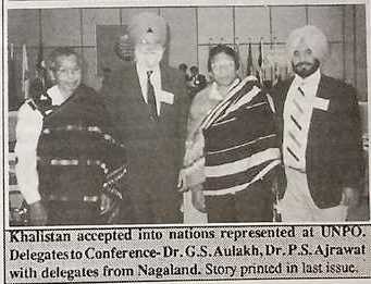 Khalistan Flag at UNPO – SIKH HERITAGE EDUCATION