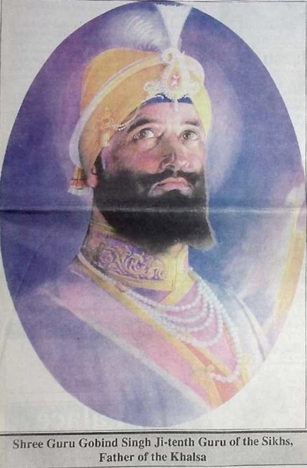 Shree Guru Gobind Singh Ji-tenth Guru of the Sikhs, Father of the ...