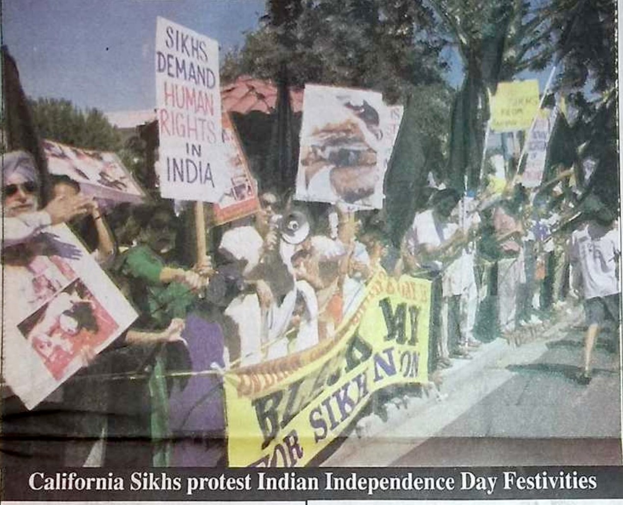 California Sikhs protest Indian Independence Day Festivities – SIKH ...